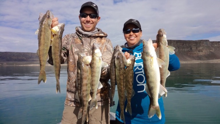 Walleye Fishing Banks Lake - Washington - BC Fishn