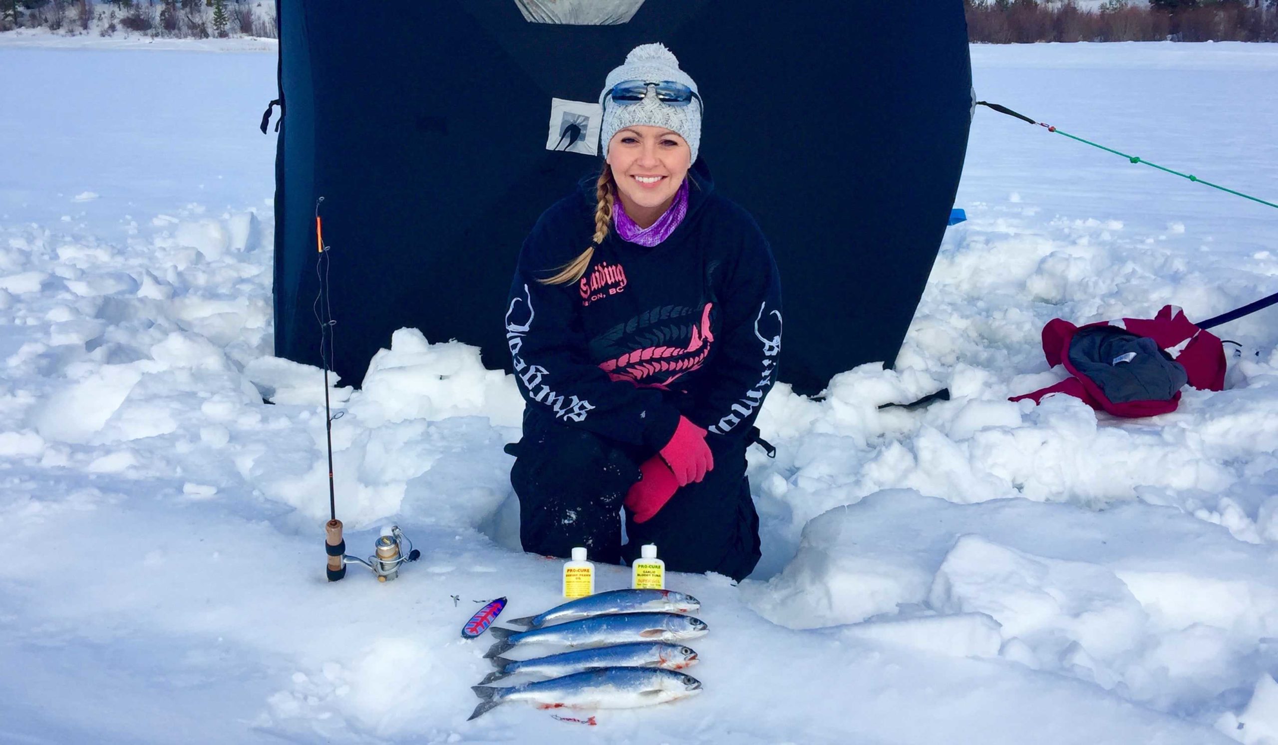 Ice Fishing Kokanee in British Columbia - BC Fishn